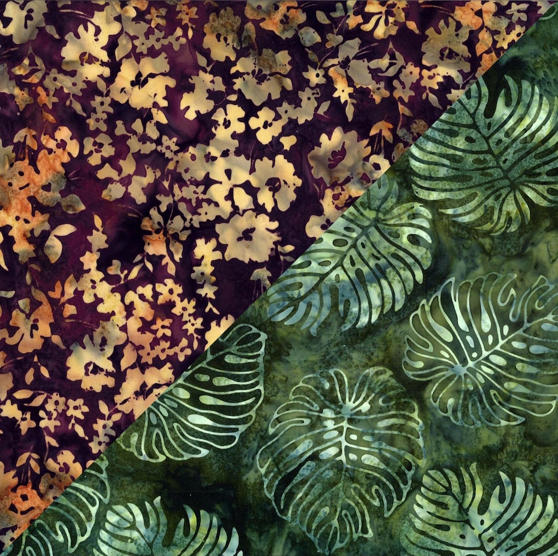 Quilt Kit~bonaventure~60" X 60" Forest Floor Batik Throw Quilt ...