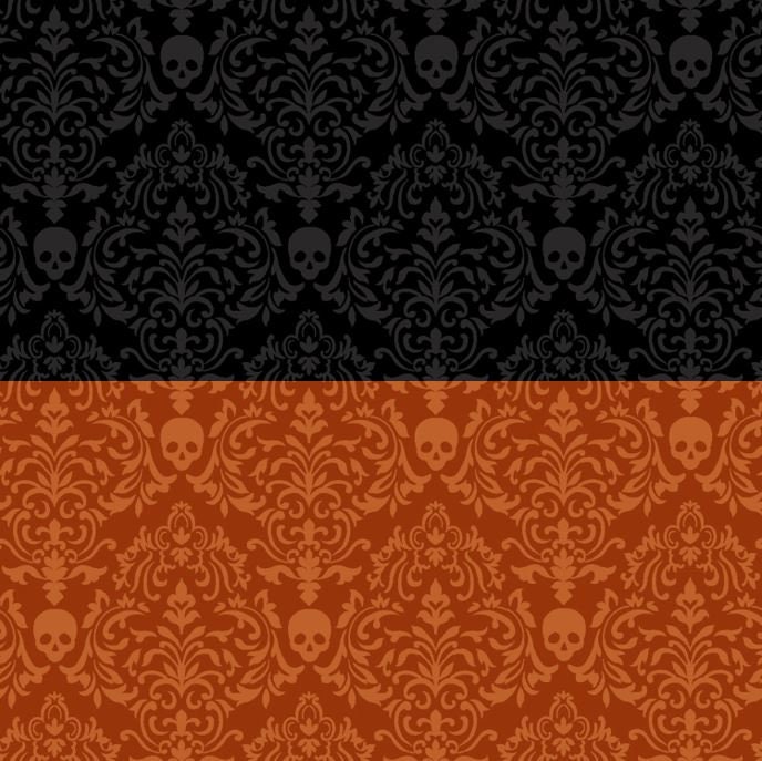 Studio E~spooky Night~50"x26" Table Runner and Six 18"x14" Place Mats ...