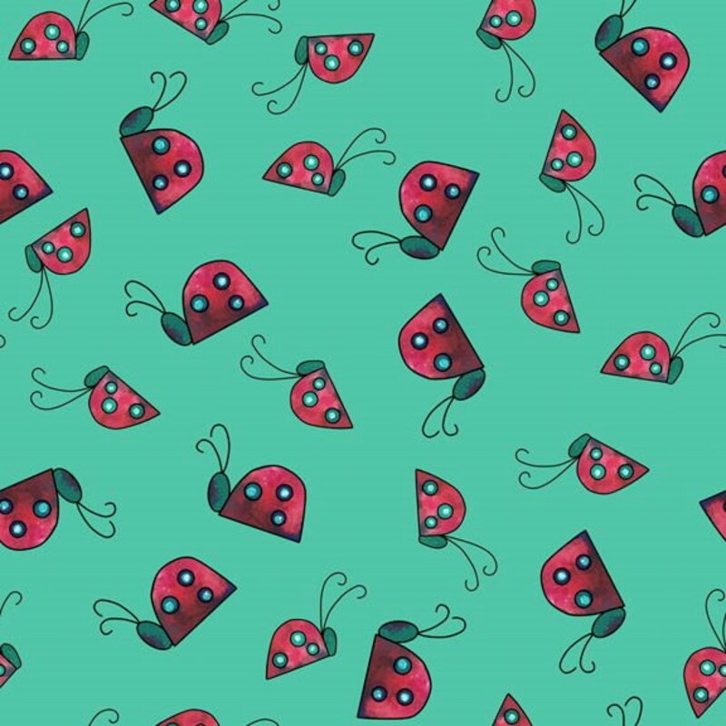 Ladybug Fabric - Etsy