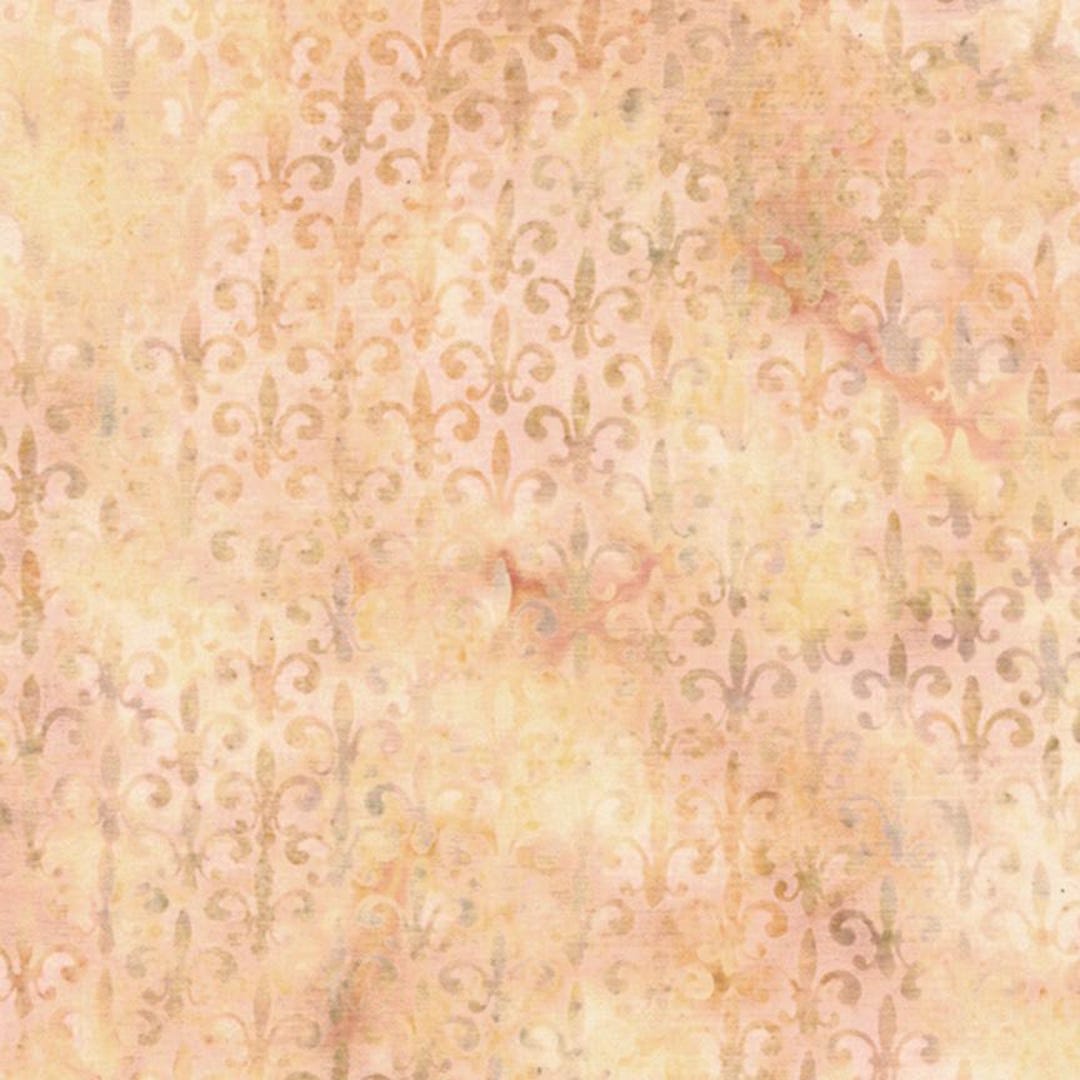 Island Batik Kings Castle Fabric by Kathy Engle Fleur De Lis Design in ...