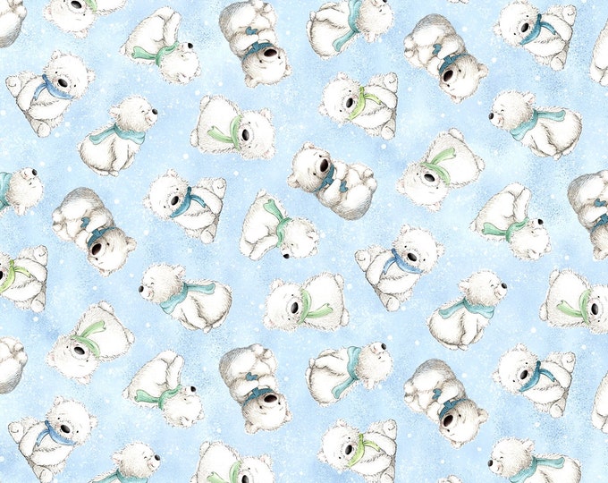 Shannon Cuddle® Digital Hoffman Grizzly Panel 34 X WOF Panel 2.5mm Pile ...