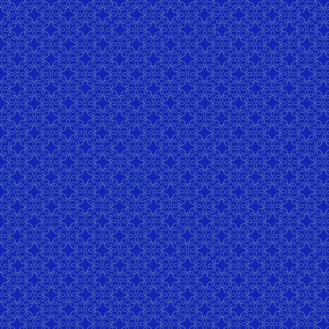 Henry Glass - Modern Melody Basics - Filigree Geo - Royal - Cotton ...