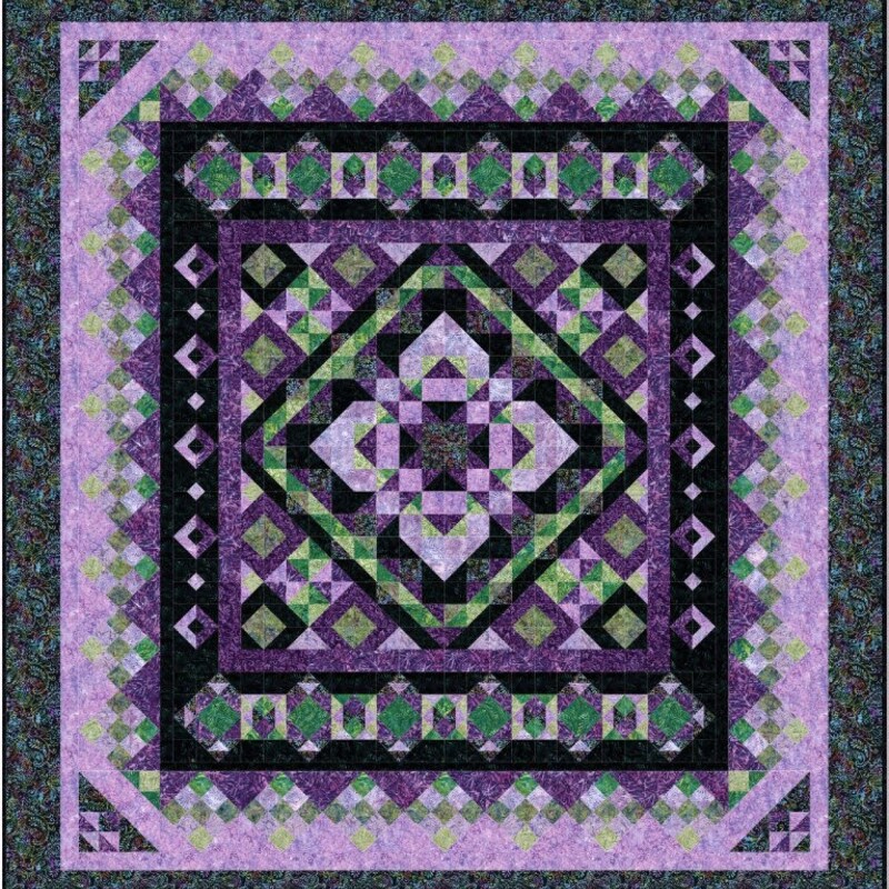 Purple Cotton Quilt Queen - Etsy