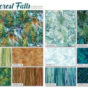 Quilt Kitviewpoint72.5 X 88.5 Cedarcrest Falls Panel Twin Quiltlight ...