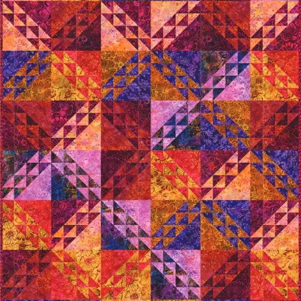 Shattered Quilt Pattern - Etsy
