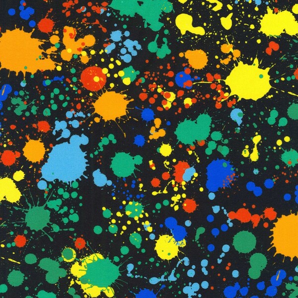 Paint Splatter Fabric - Etsy