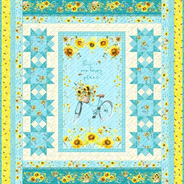 Sunflower Quilt - Etsy