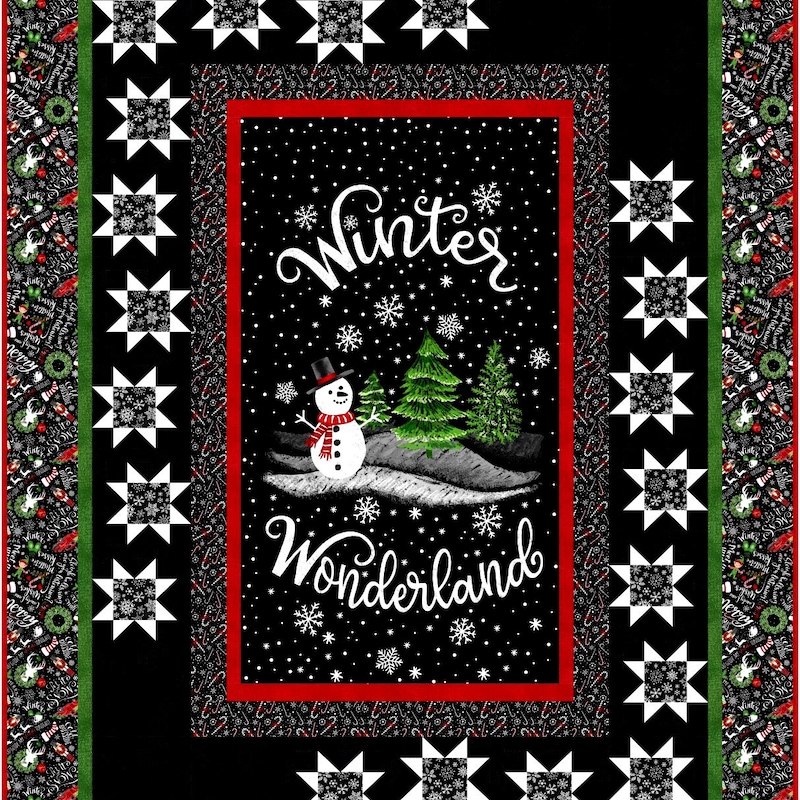 Christmas Quilt Panels - Etsy