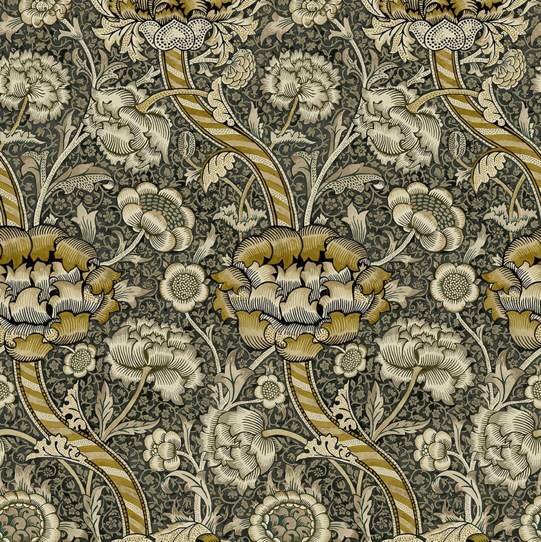Eobfreespiritthe Original Morris & Co.montaguwandlefawnfabric by the ...