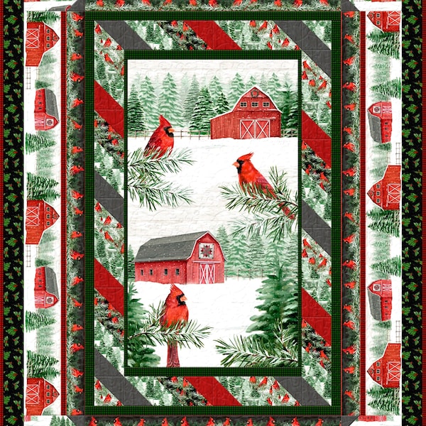 Cardinal Quilt Kit - Etsy