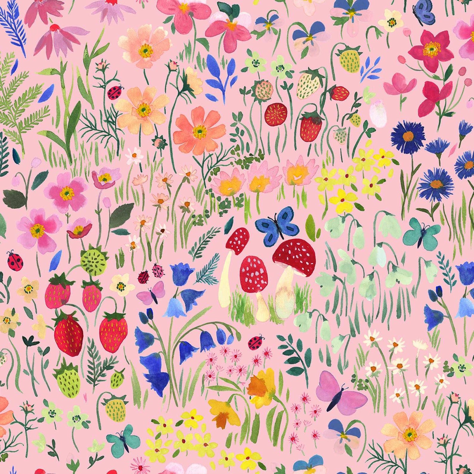 Lewis & Irene~secret Garden Wee Bluebell~secret Garden~petal~cotton ...