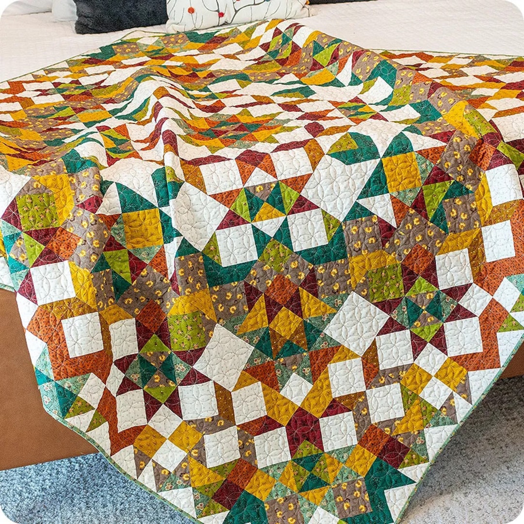 Quilt Kit~morning Gatherings~64.5" X 64.5" Autumn Farmhouse by Kim ...