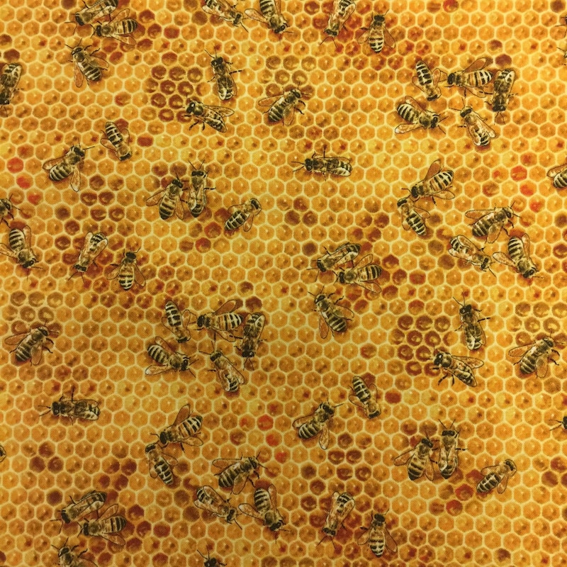 Honey Bee Fabric - Etsy