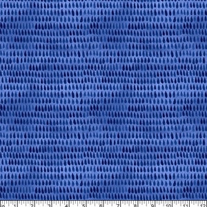 P&B Textiles~by the Sea~droplets~blue~cotton Fabric by the Yard or ...