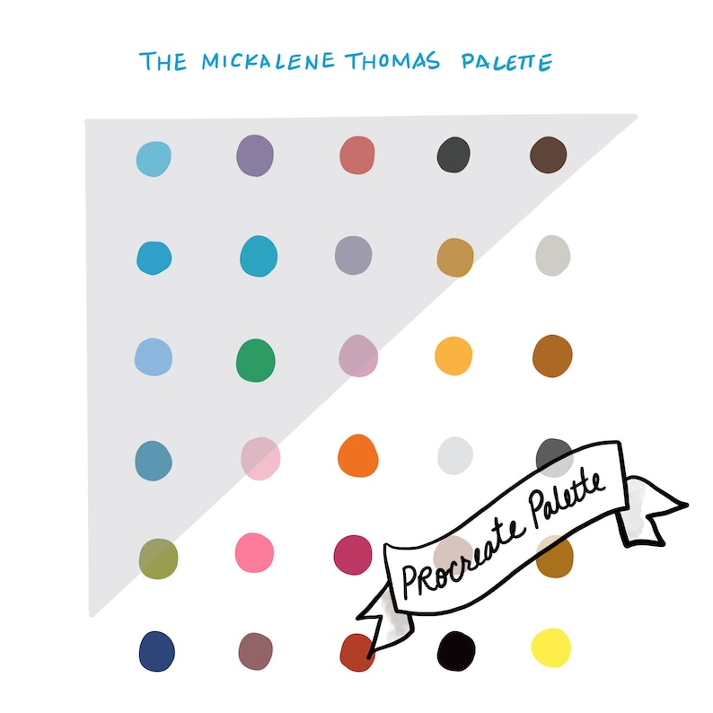 Procreate: Mickalene Thomas Color Palette // Instant Download - Etsy