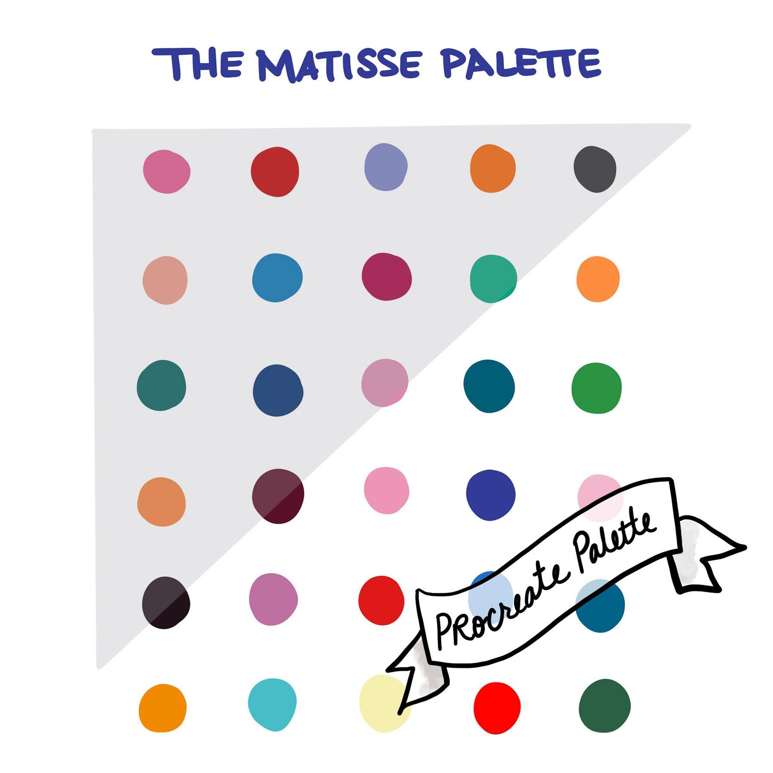 Procreate: Matisse Color Palette // Instant Download // Swatches - Etsy