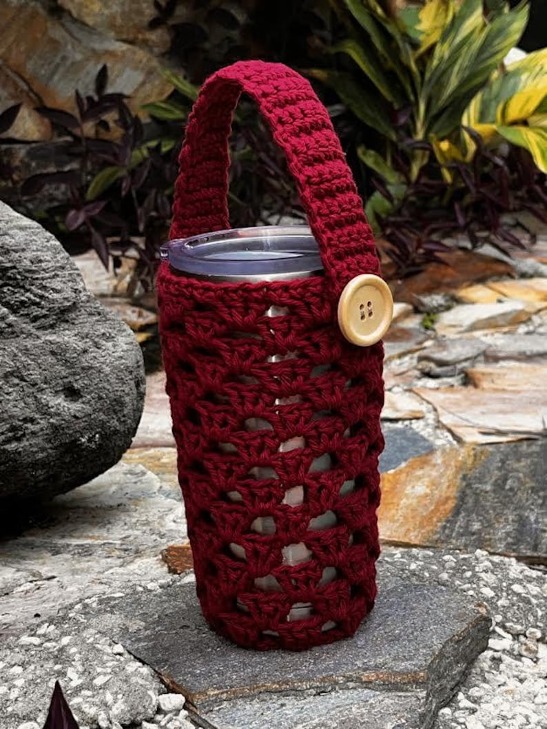 Travel Cup Holder Crochet Pattern - Etsy