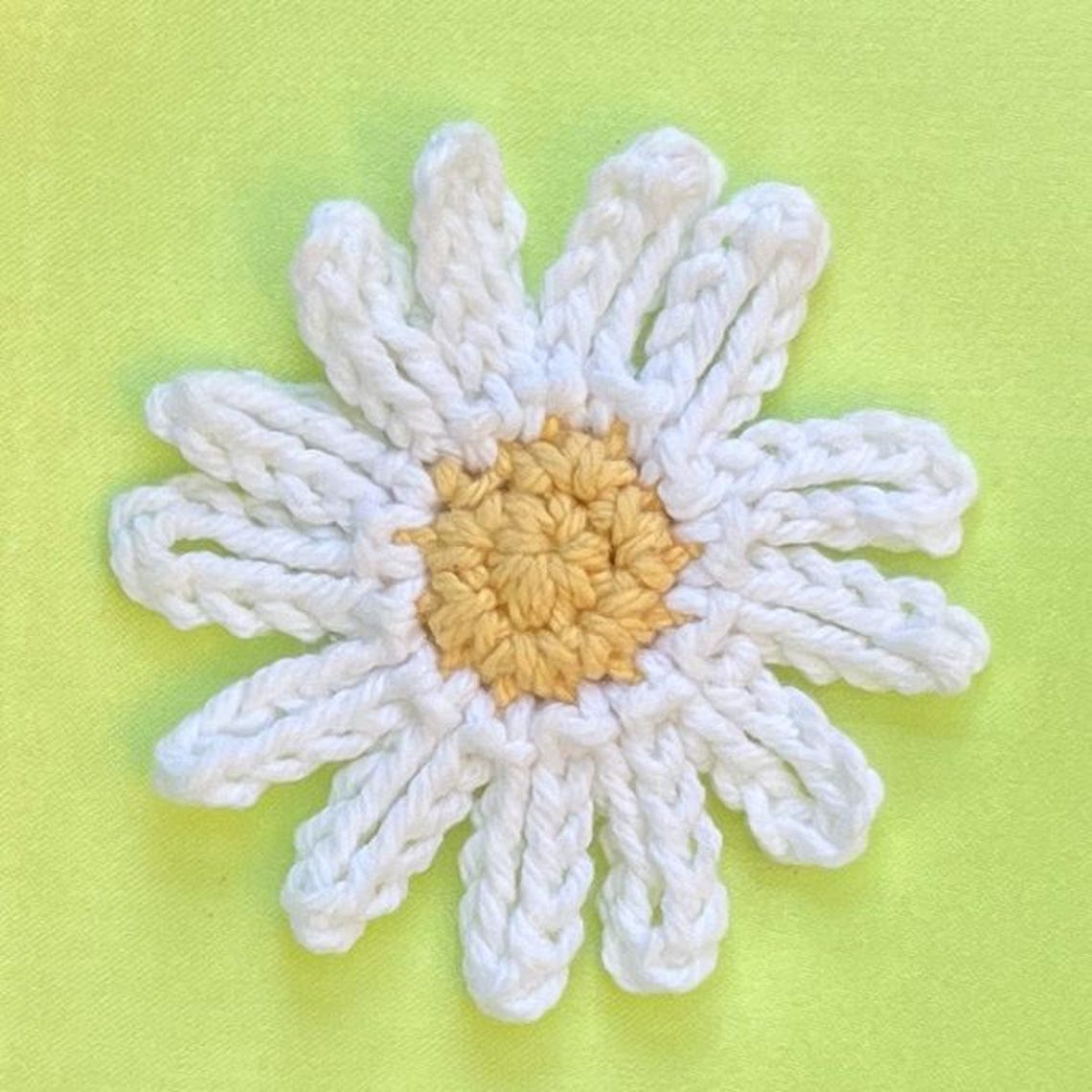 Crochet Daisy Pattern - Etsy