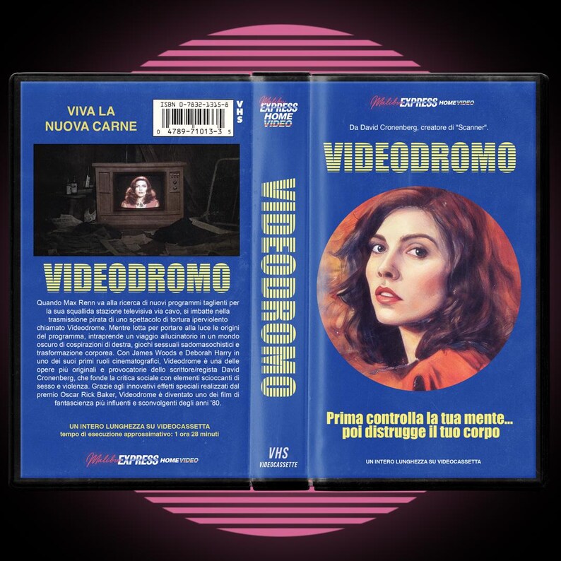 Videodrome (1983) Custom VHS Art Piece - Etsy