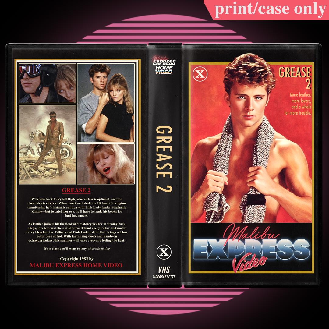 Grease 2 (1982) Custom VHS Art Piece - Etsy