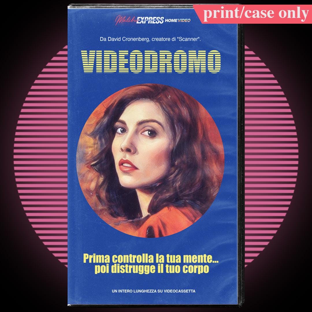 Videodrome 1983 Custom VHS Art Piece - Etsy