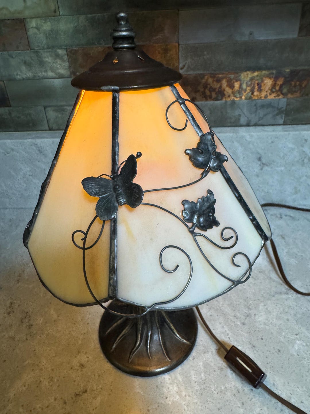 Tiffa Mini Butterfly Lamp (tiffany) - Etsy