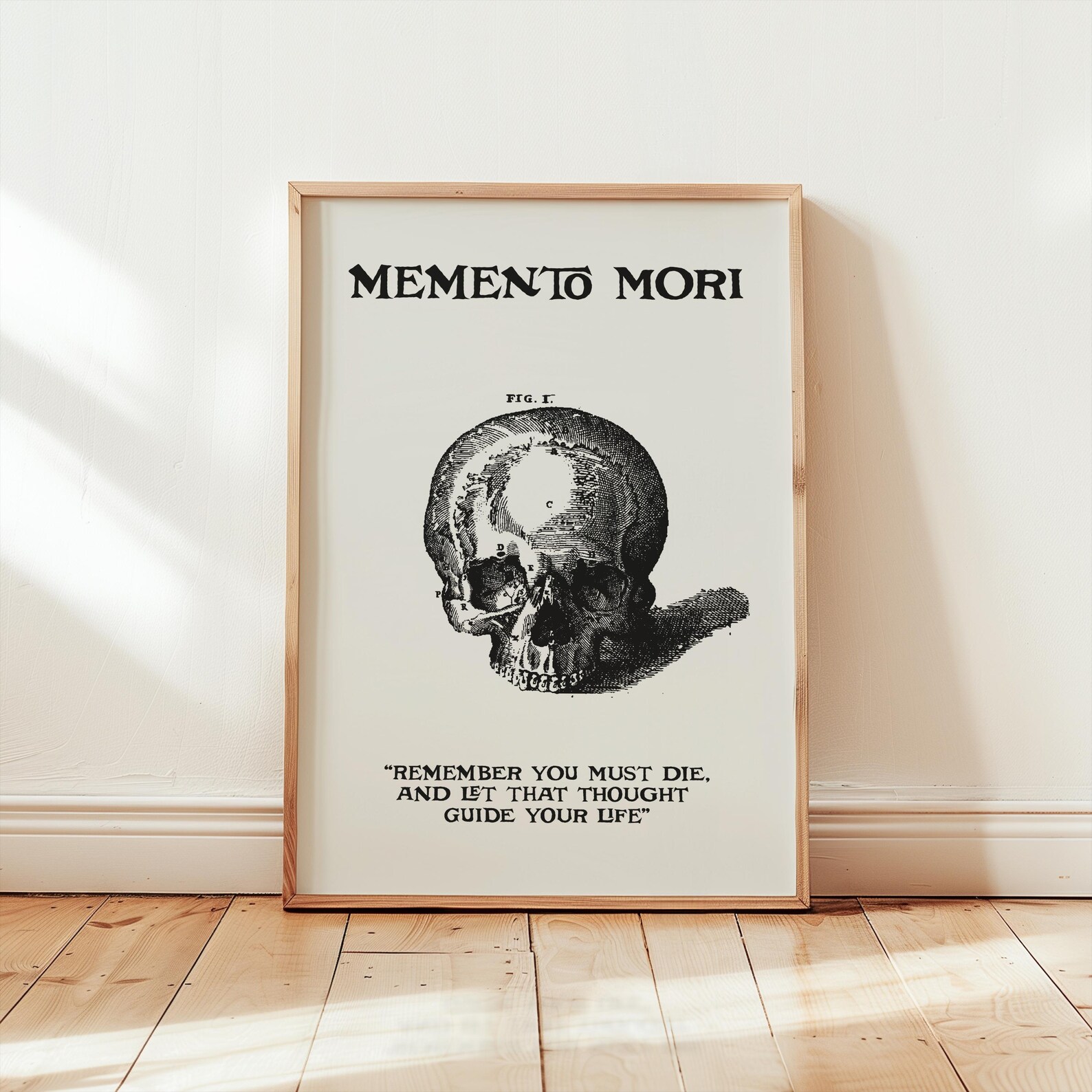 Memento Mori | Remember You Must Die | Inspirational Printable Art ...