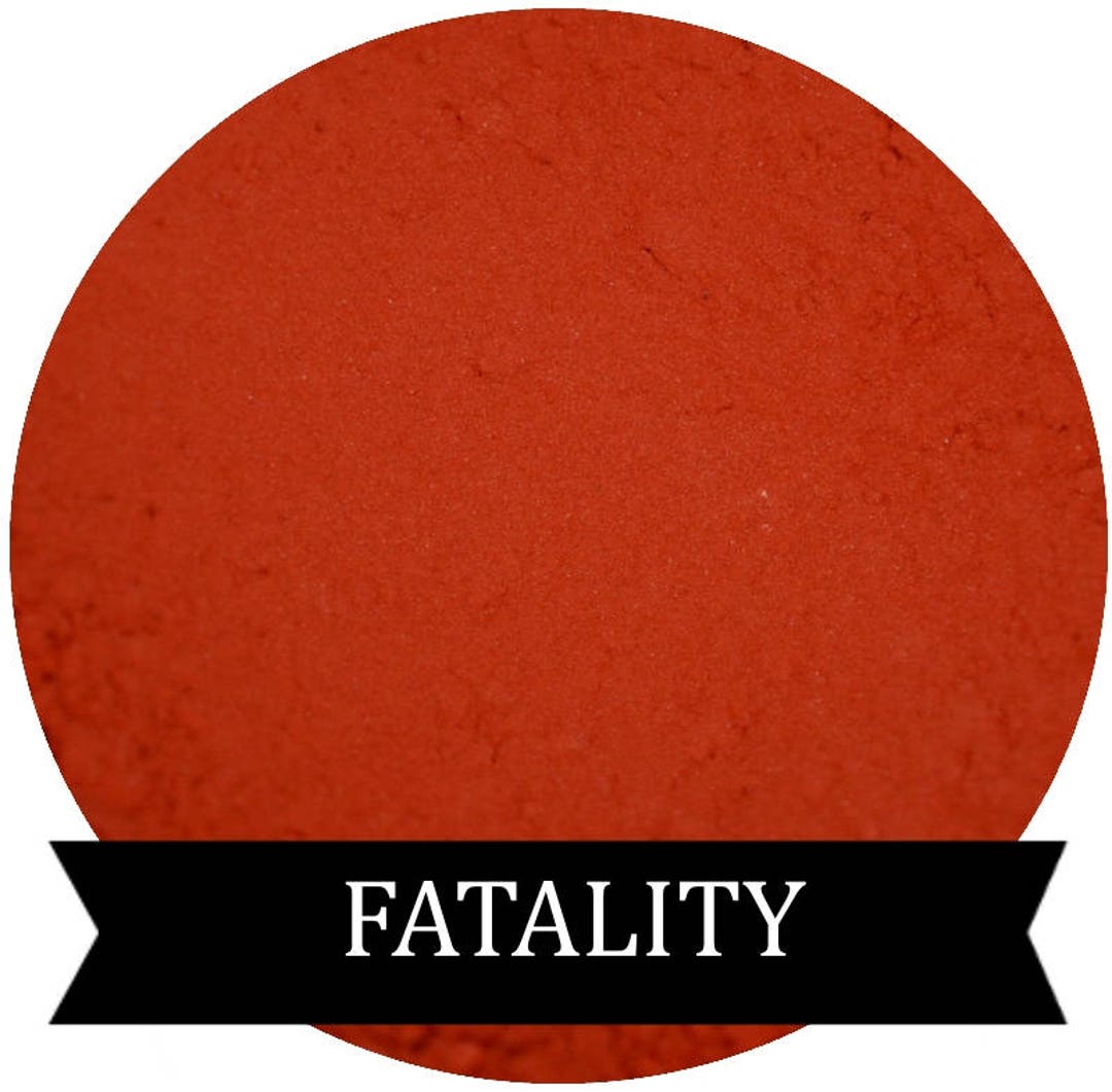 Matte Red Eyeshadow FATALITY - Etsy