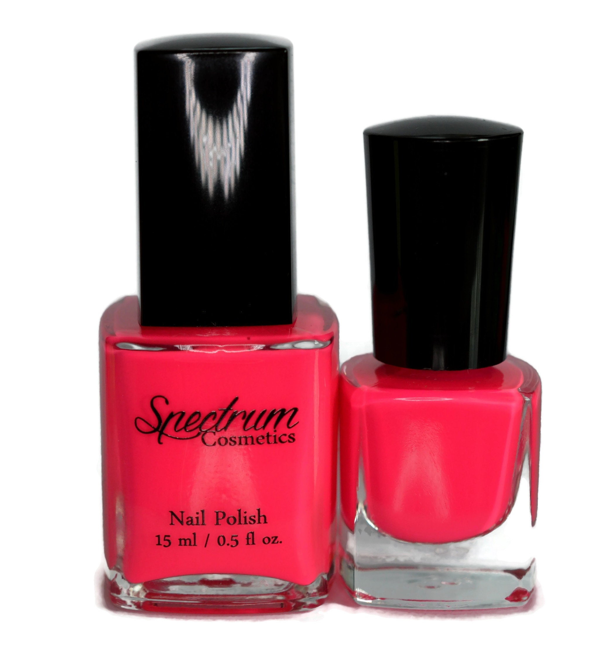 SHOCKING Neon Pink Nail Polish | Etsy