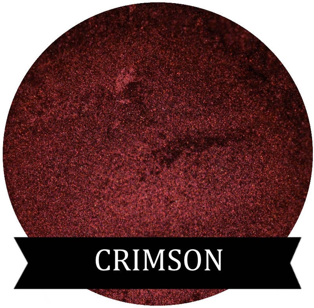 CRIMSON Metallic Red Eyeshadow - Etsy