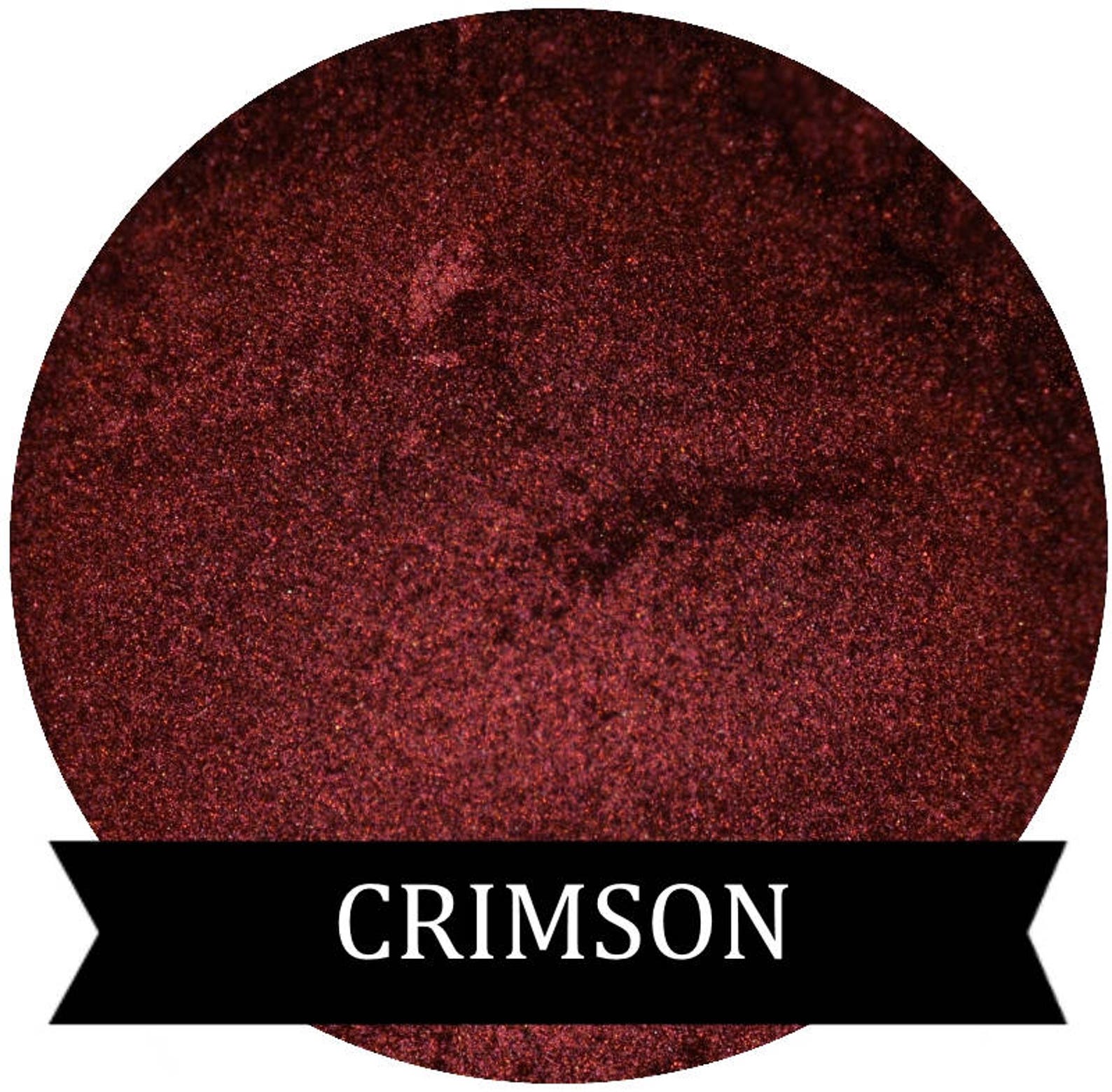 CRIMSON Metallic Red Eyeshadow - Etsy