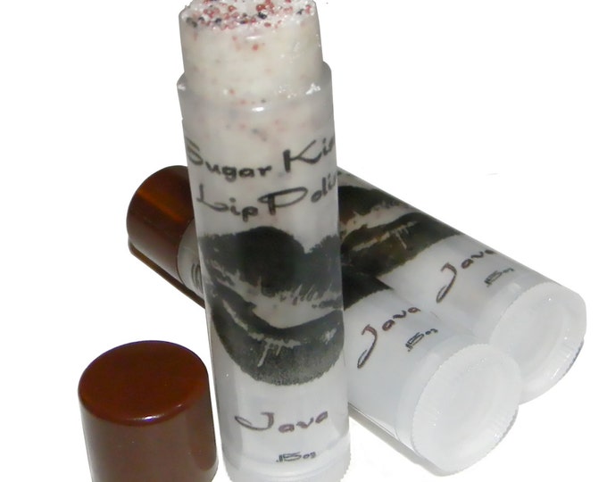 JAVA Sugar Kisses Lip Polish Exfoliating Lip Scrub in a Tube - Etsy