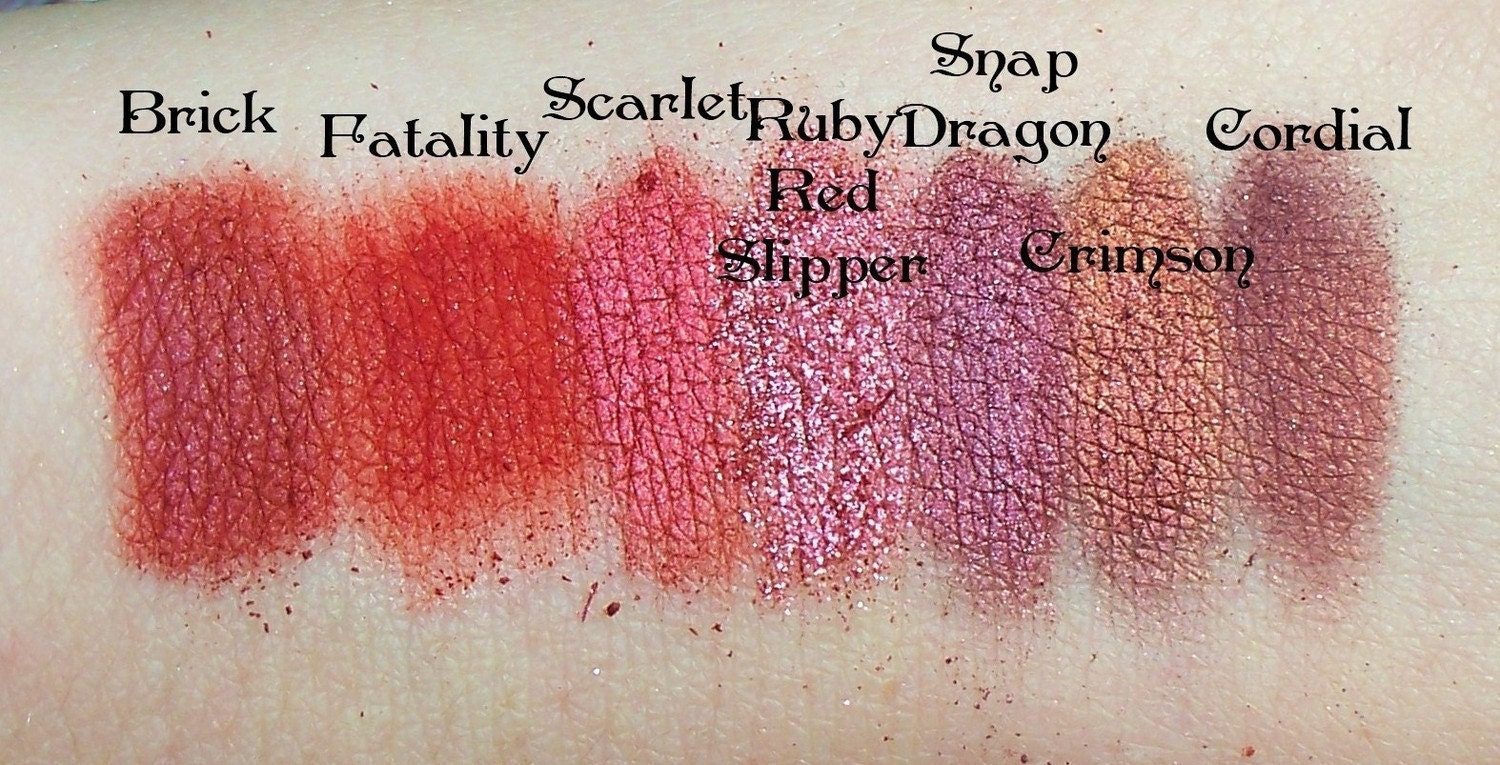 Sparkly Red Eyeshadow RUBY RED SLIPPER - Etsy