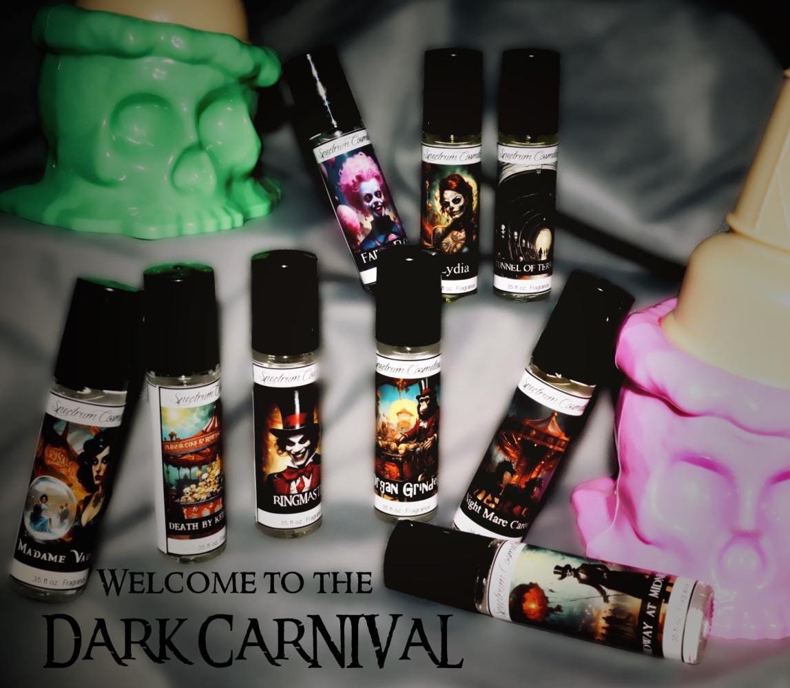 TUNNEL OF TERROR Roll on Cologne Dark Carnival Collection - Etsy