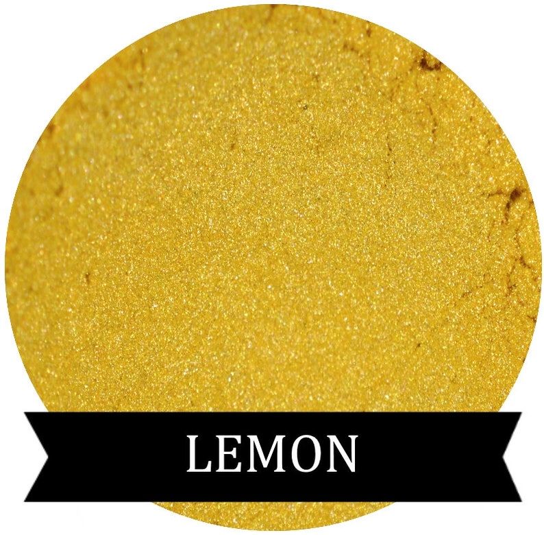 LEMON Yellow Eyeshadow - Etsy