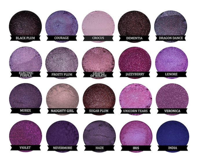 Eyeshadow Sample Set - Etsy