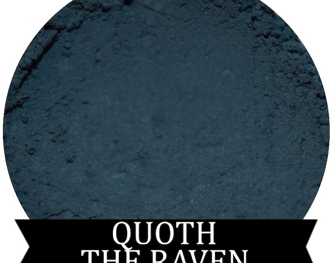 QUOTH THE RAVEN Matte Dusky Blue Eyeshadow Edgar Allan Poe Fall ...