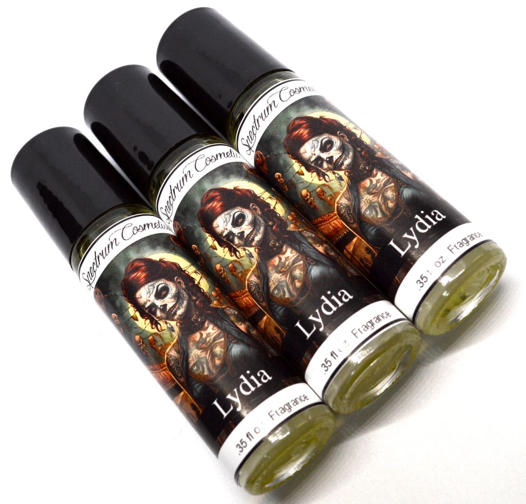 LYDIA Roll on Fragrance Dark Carnival Collection Notes of Cedar, Sage ...
