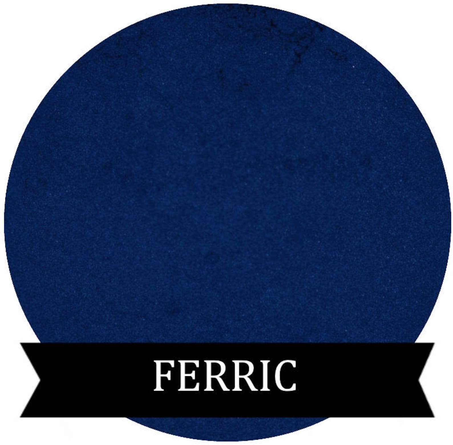 FERRIC Dark Blue Matte Eyeshadow - Etsy
