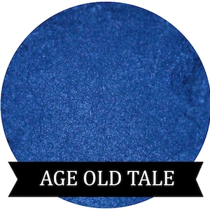 Blue Eyeshadow Pigment AGE OLD TALE - Etsy