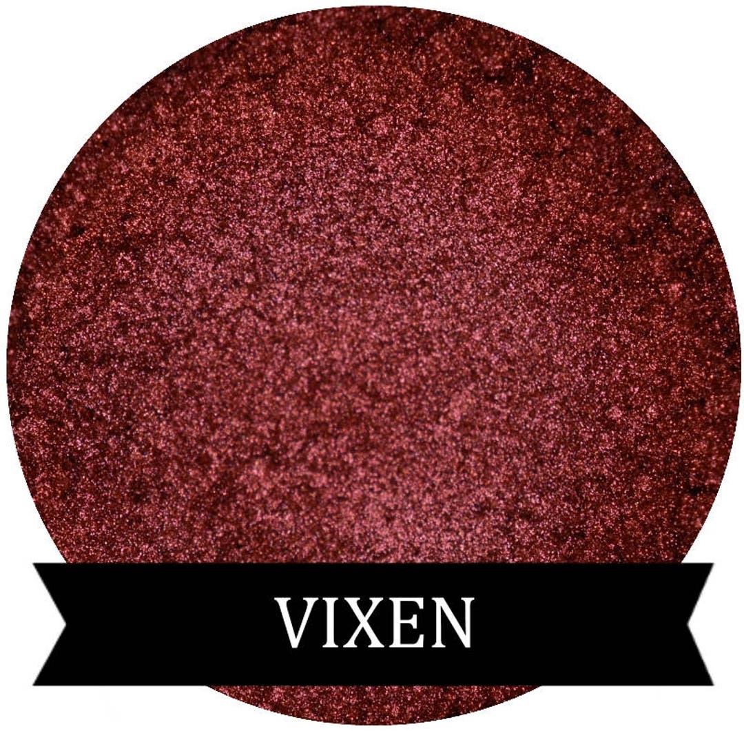 Metallic Red Eyeshadow VIXEN - Etsy