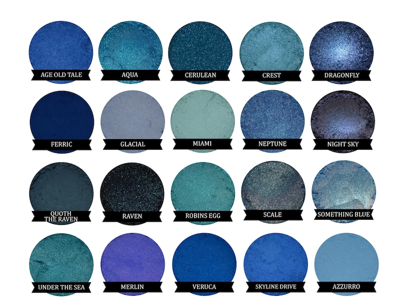 QUOTH THE RAVEN Matte Dusky Blue Eyeshadow Edgar Allan Poe Fall ...