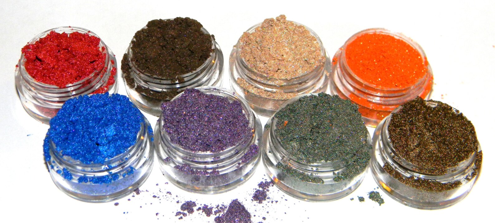 ORCHARD Bright Shimmery Metallic Red Eyeshadow - Etsy