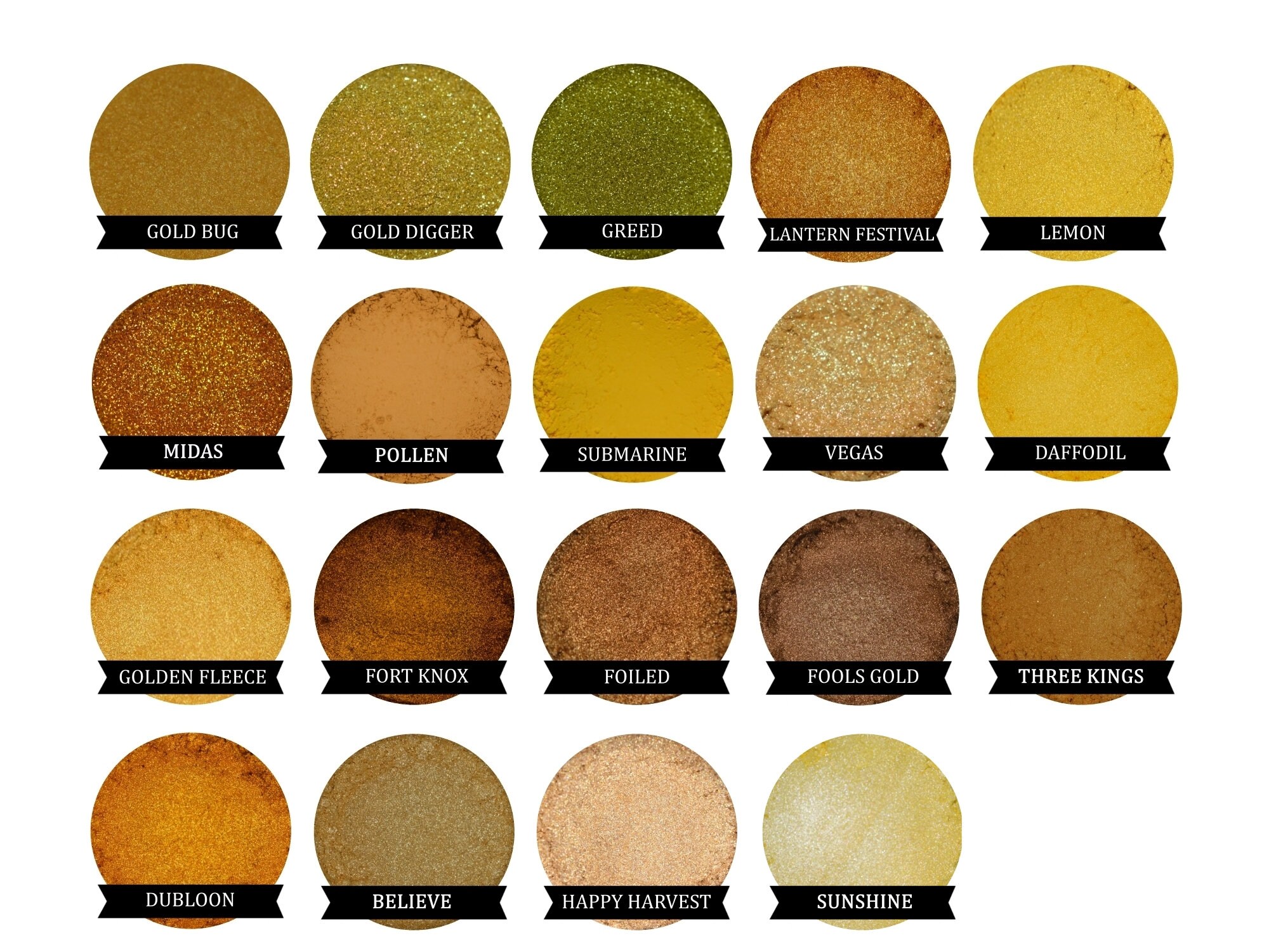 LEMON Bright Yellow Eyeshadow - Etsy