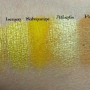 LEMON Bright Yellow Eyeshadow - Etsy