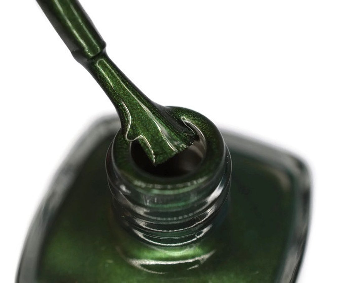 Green Nail Polish CLOAK AND DAGGER Halloween Shade - Etsy
