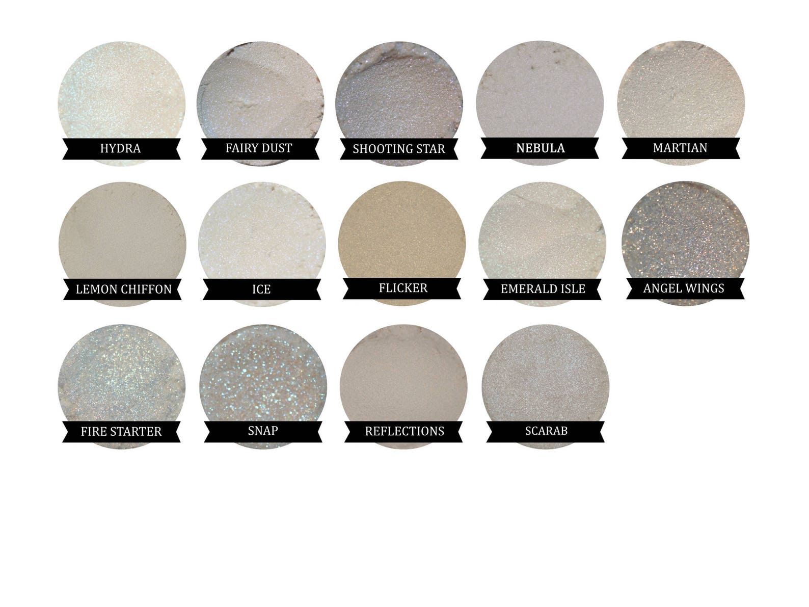 SNAP Natural Glitter Eyeshadow Iridescent Aqua - Etsy
