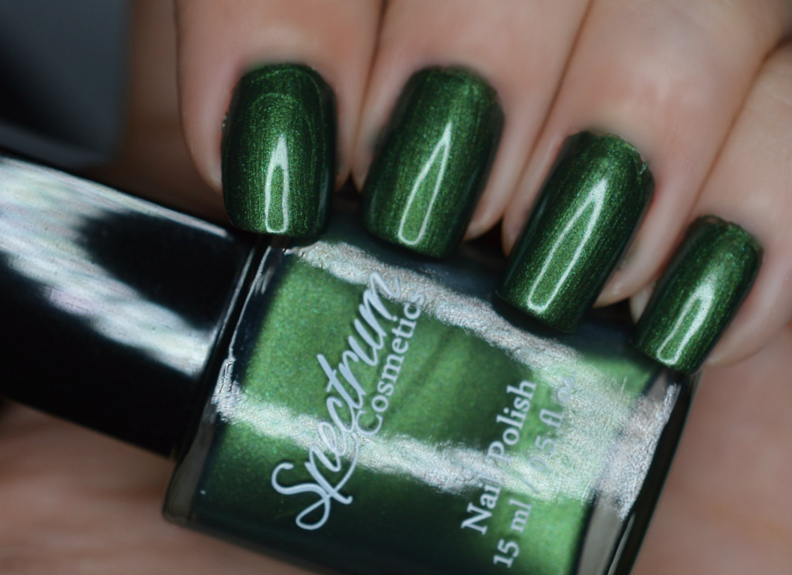 Green Nail Polish CLOAK AND DAGGER Halloween Shade - Etsy
