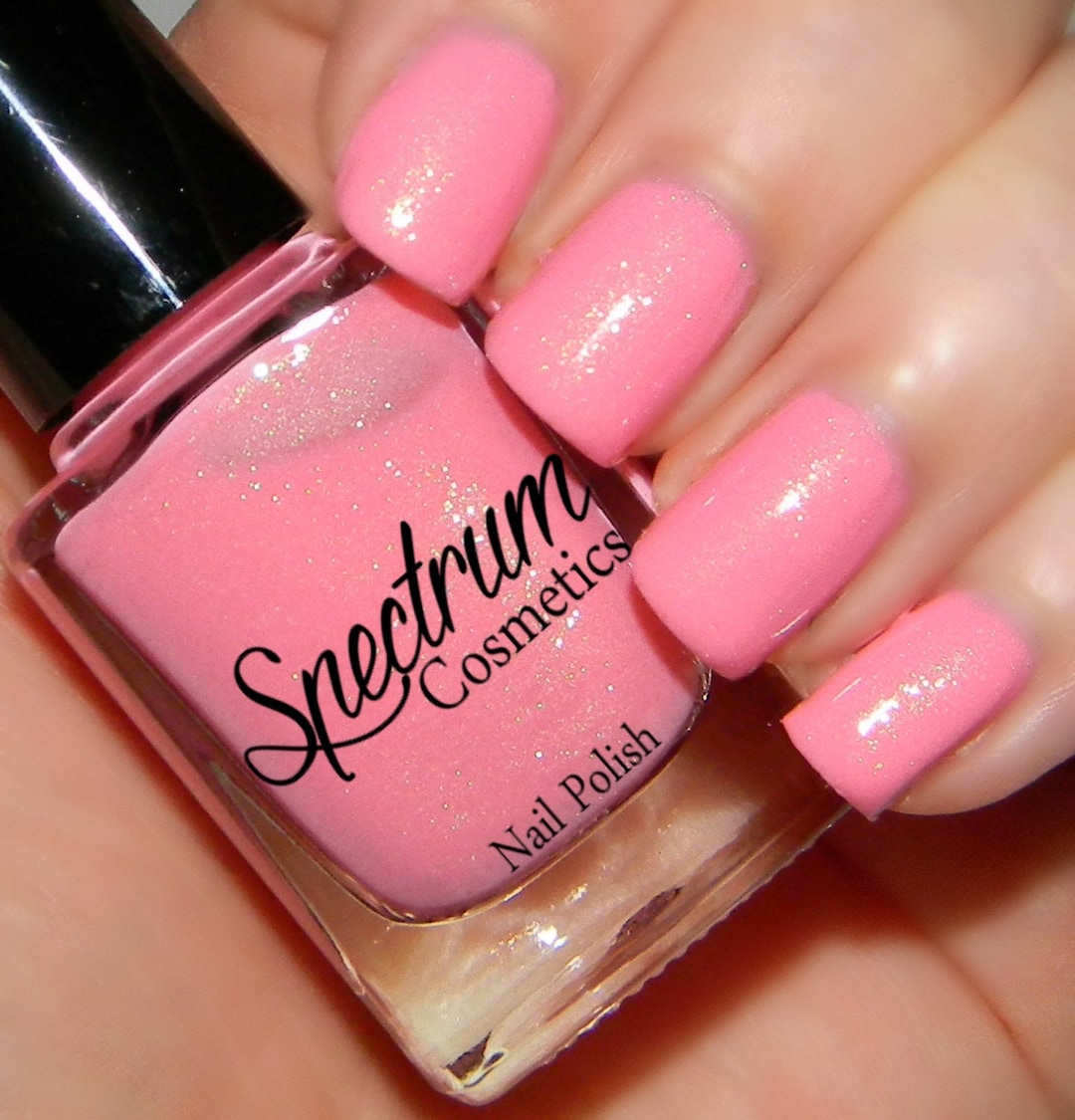 PEONY Pastel Pink Spring Nail Polish - Etsy