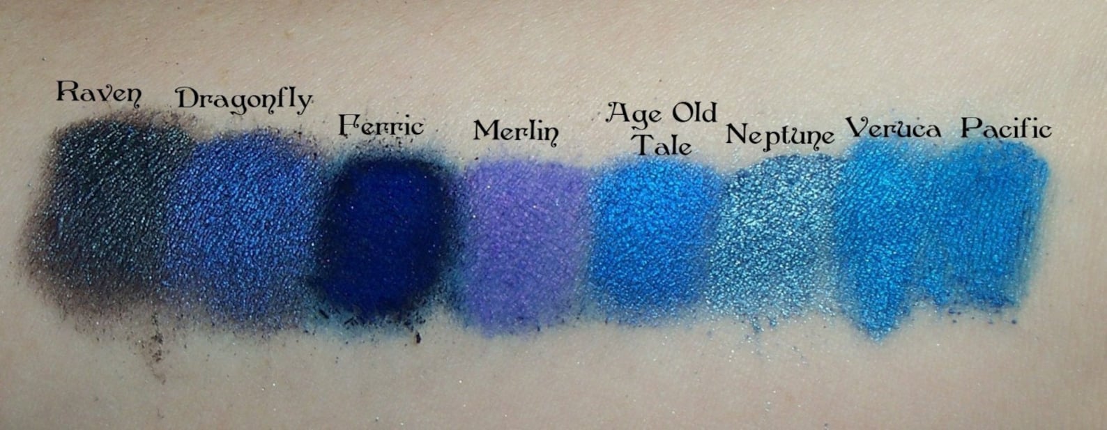 FERRIC Dark Blue Matte Eyeshadow - Etsy